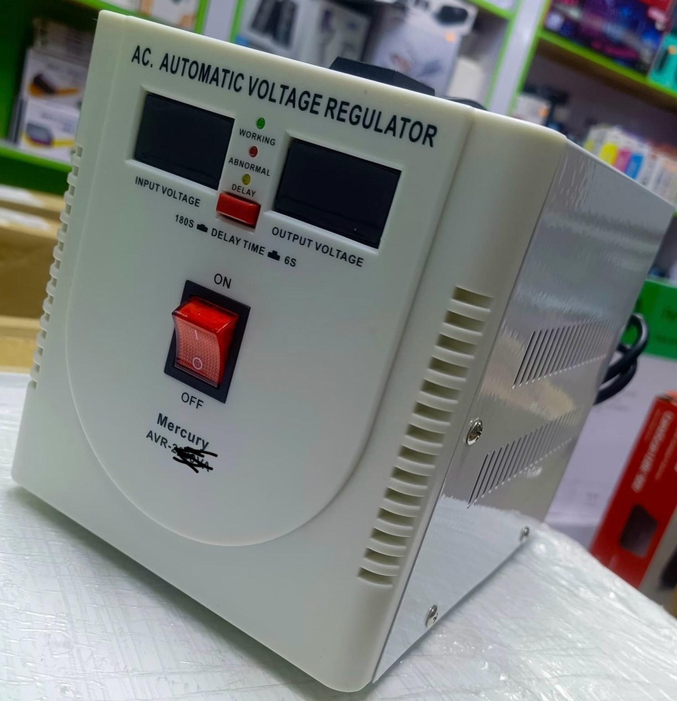 REGULATEUR /STABILISATEUR DE TENSION AUTOMATIQUE ( AVR 1000VA) MERCURY ...